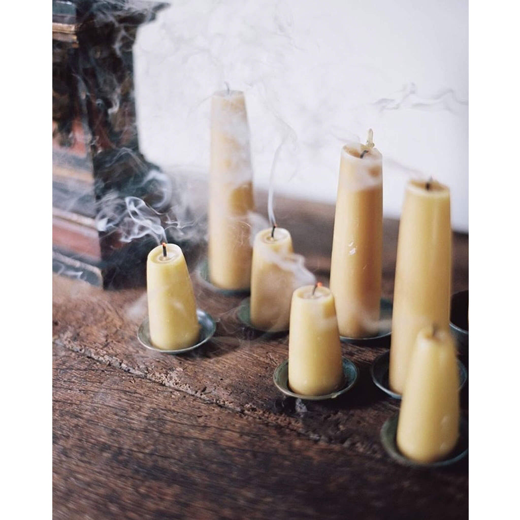 British Beeswax Candles Large Stubby - Weald Store – weald store