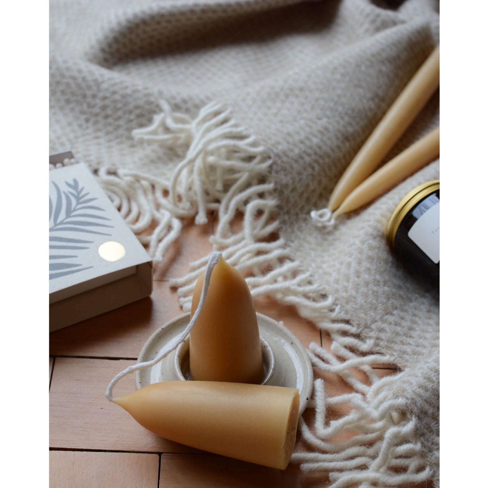 British Beeswax Candles Stubby - Weald Store – weald store